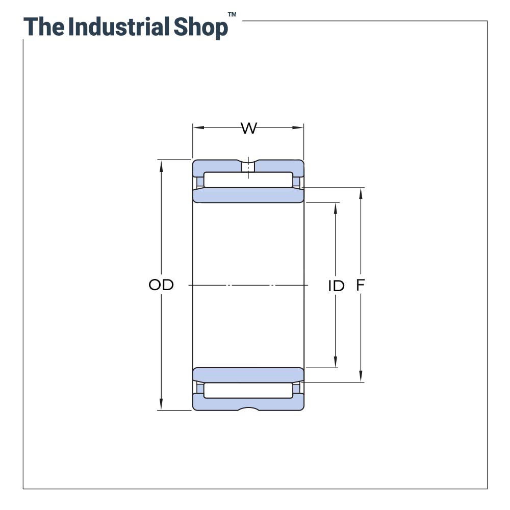 NRB Needle Roller Bearing NA 3060 – The Industrial Shop