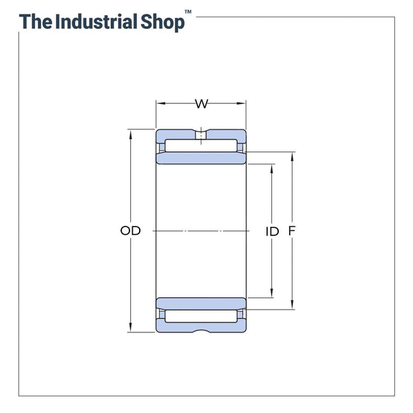 NRB Needle Roller Bearing NA 1015 – The Industrial Shop
