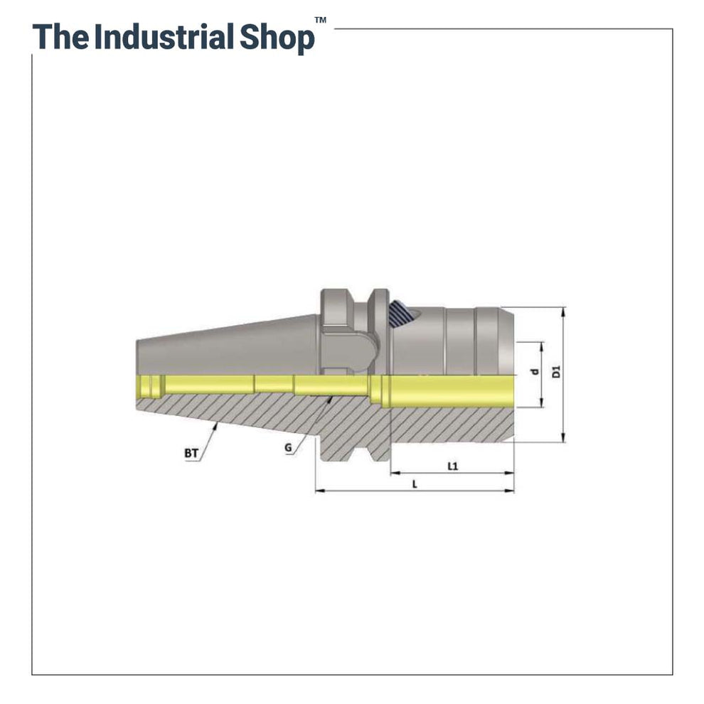 KTA Hydro Grip Holder BT40 HC20S – The Industrial Shop